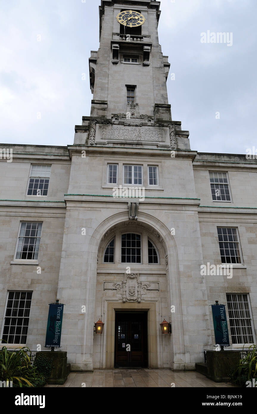The Nottingham University Trent Building Stock Photo - Alamy