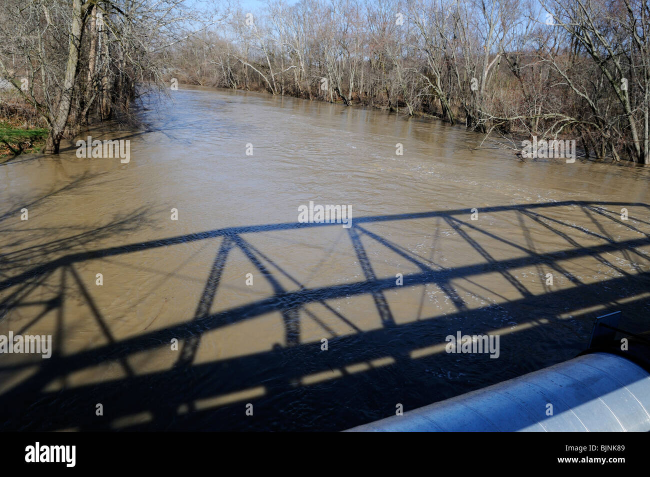 Wabash river in Huntington indiana Stock Photo - Alamy
