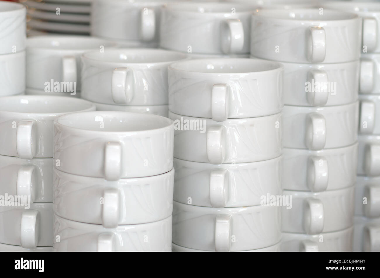 White ceramic mugs hi-res stock photography and images - Alamy