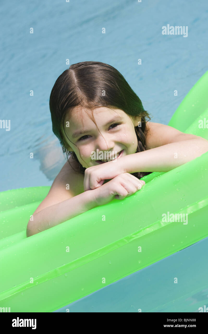 Girls female kids children float hi-res stock photography and images ...