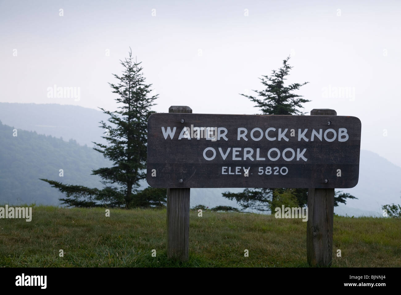 Water Rock Knob Overlook, Blue Ridge Parkway, NC Stock Photo - Alamy