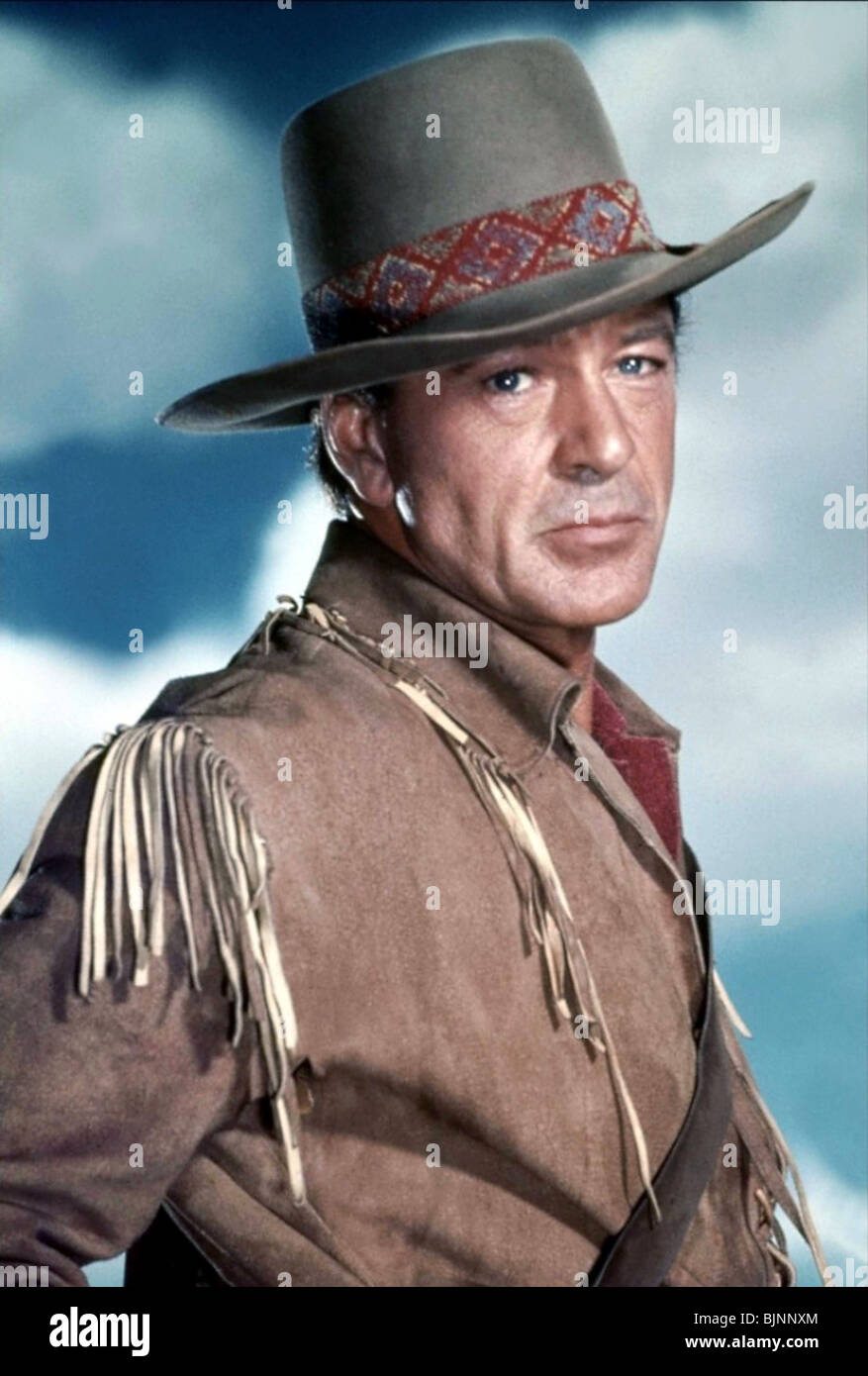 GARY COOPER PORTRAIT IN DISTANT DRUMS GCP 017 Stock Photo - Alamy
