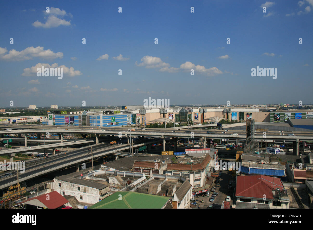 Future Park shopping center from above, Prathumthani, Thailand Stock ...