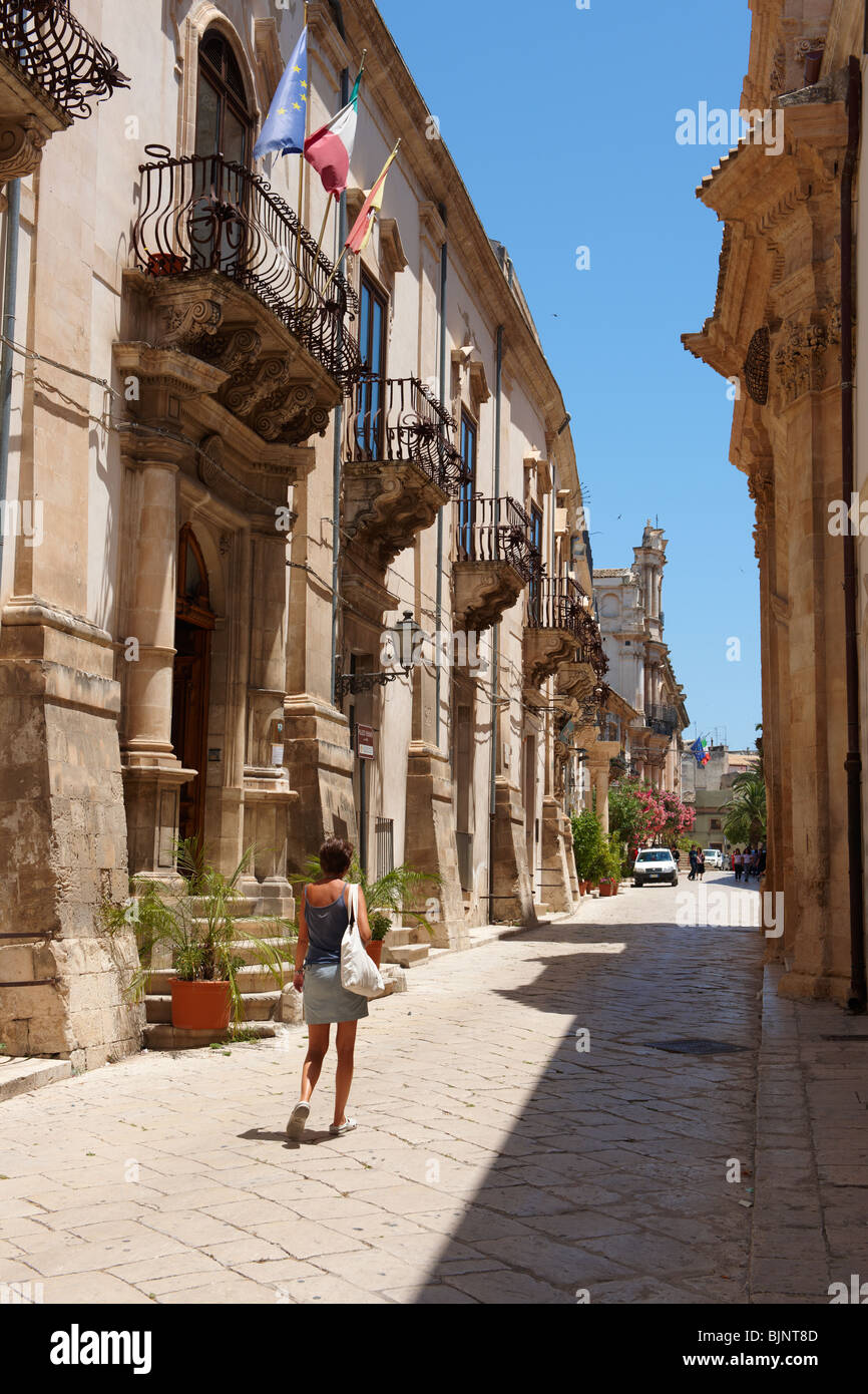 Street of Sicili, Sicily Stock Photo - Alamy