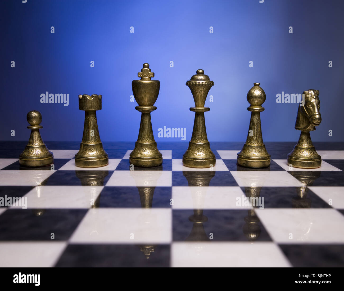 Chess board and chess pieces Stock Photo - Alamy