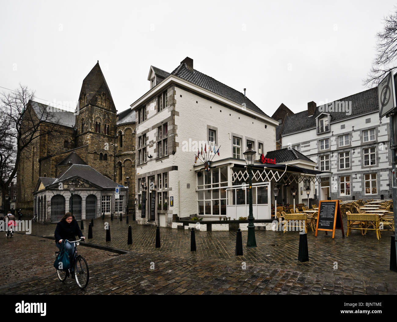 Maastricht on a rainy winter day Stock Photo - Alamy