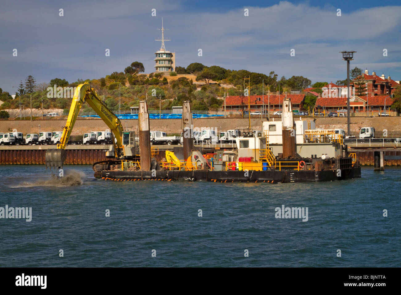 Dredging ship hi-res stock photography and images - Alamy