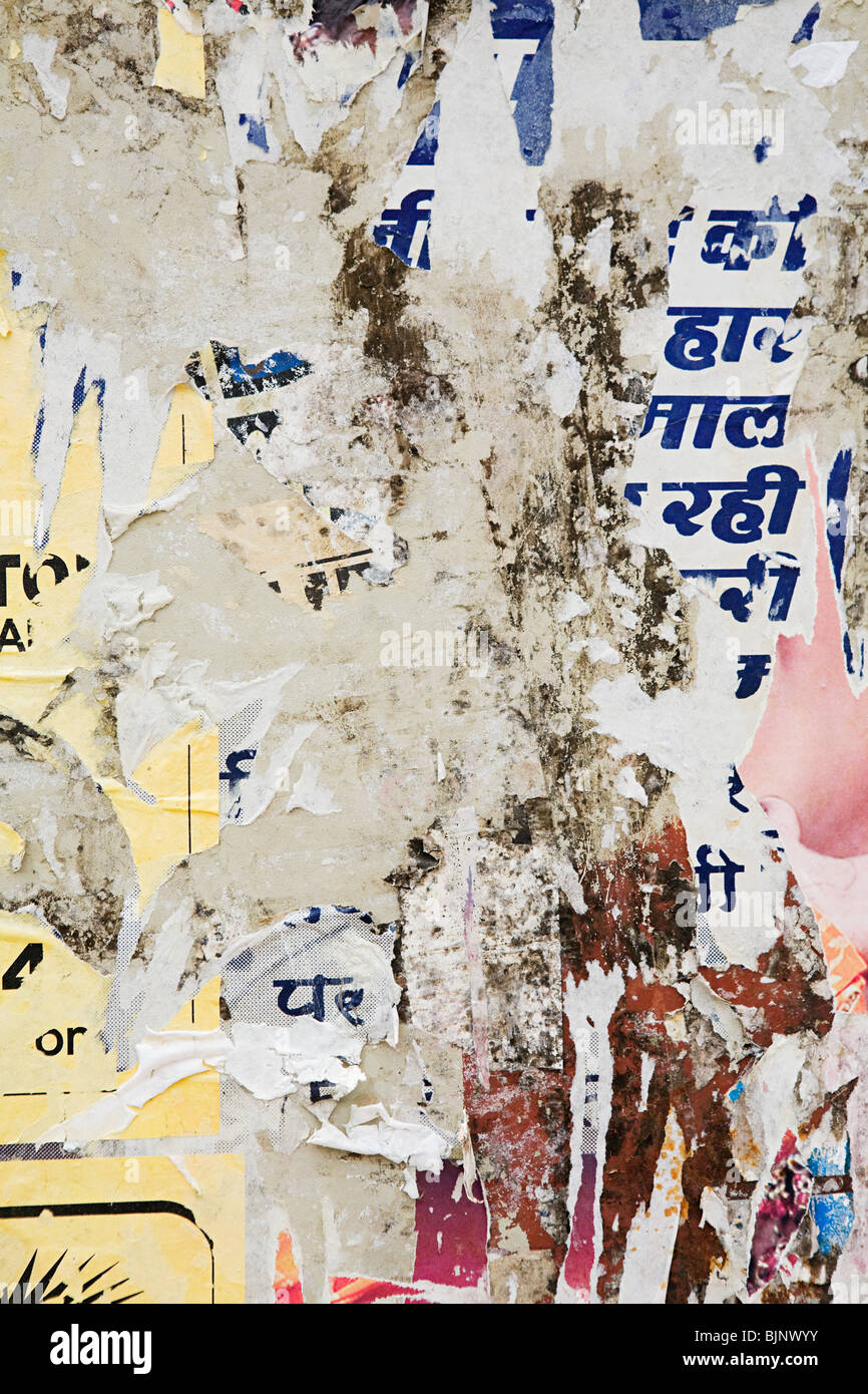 Torn poster posters hi-res stock photography and images - Alamy