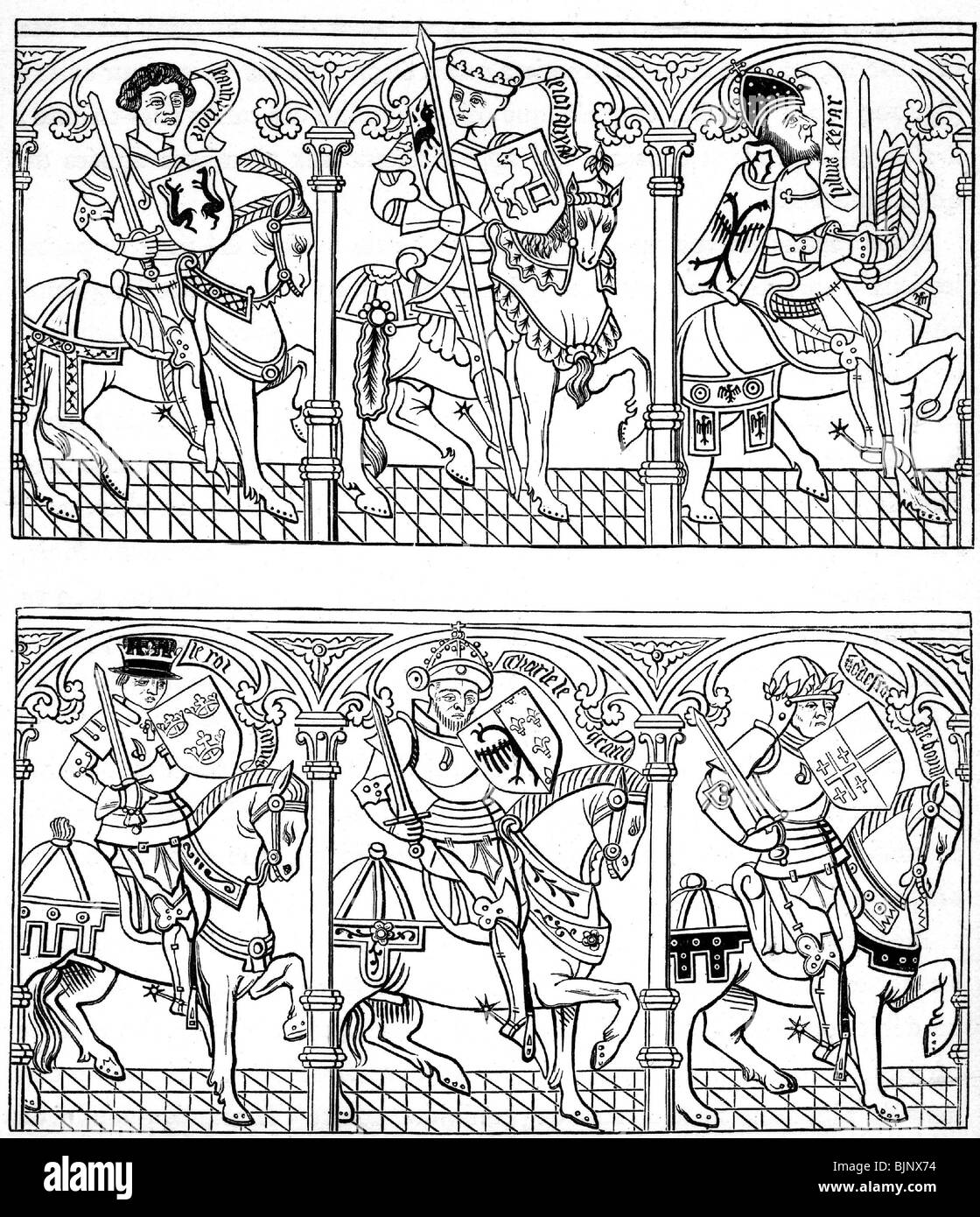 Middle Ages, Jean Dunois, Alexander the Great, Julius Ceasar, King ...