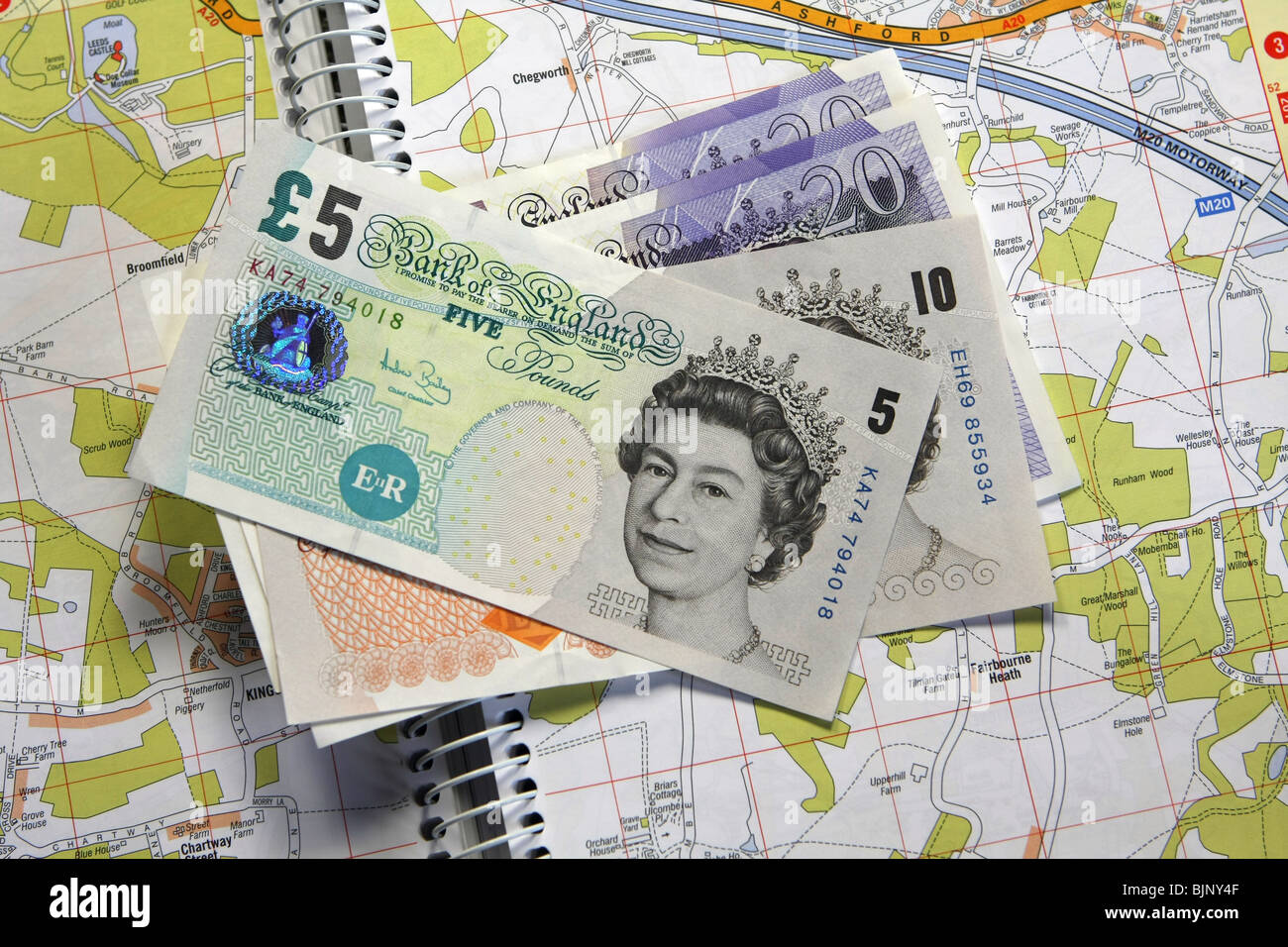Sterling on a map hi-res stock photography and images - Alamy