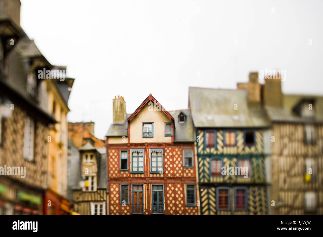 Closeup of European buildings Stock Photo - Alamy