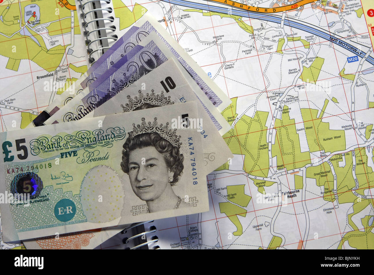 Sterling on a map hi-res stock photography and images - Alamy