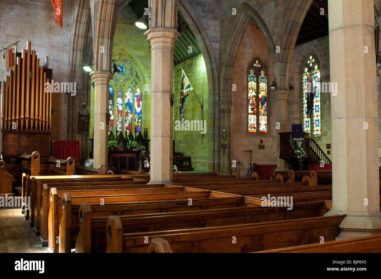 Garrison Church interior, The Rocks, Sydney, Australia Stock Photo - Alamy
