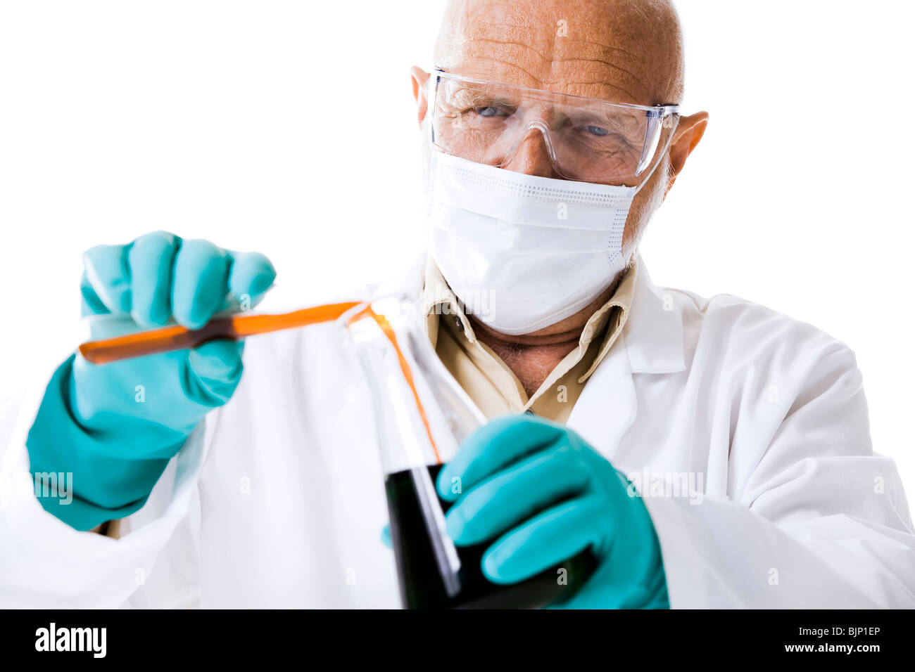 Scientist Pouring Chemicals High Resolution Stock Photography and ...