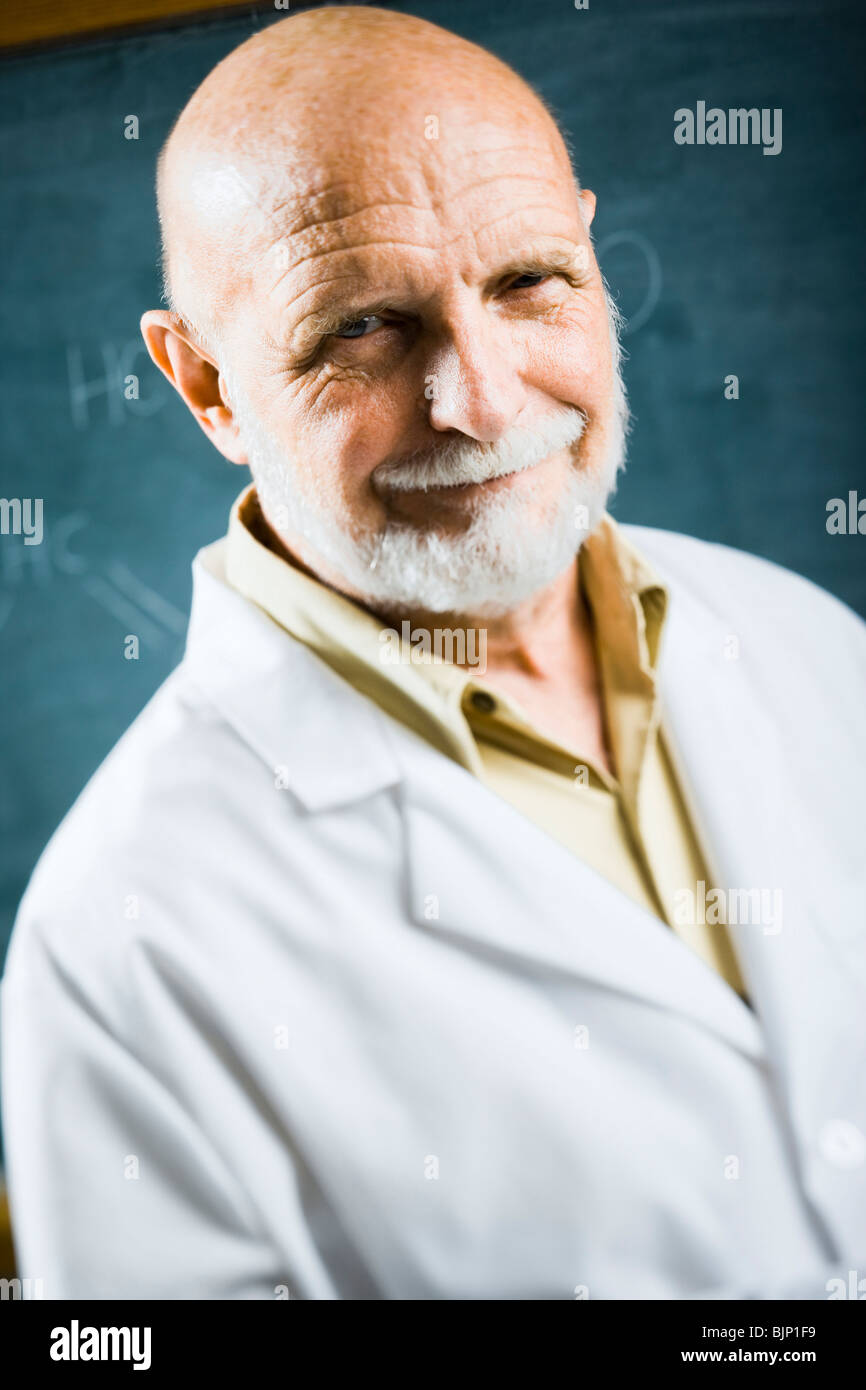 Closeup of male science teacher Stock Photo - Alamy