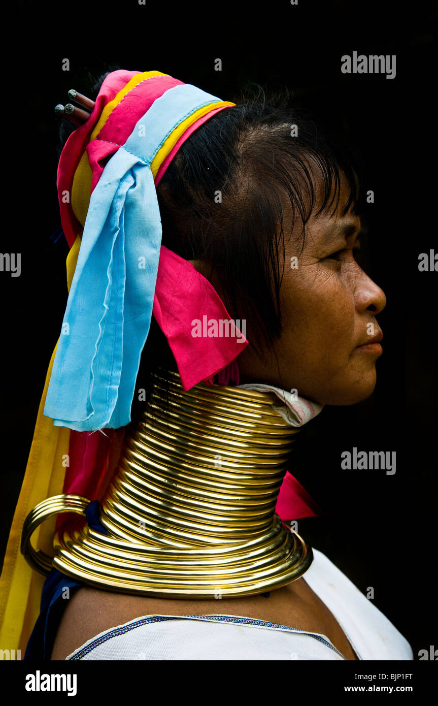 A beautiful Padong Karen woman Stock Photo - Alamy