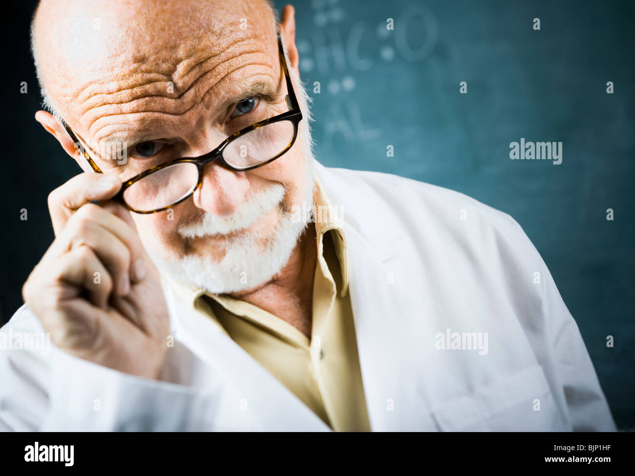 Close up of male science teacher Stock Photo - Alamy