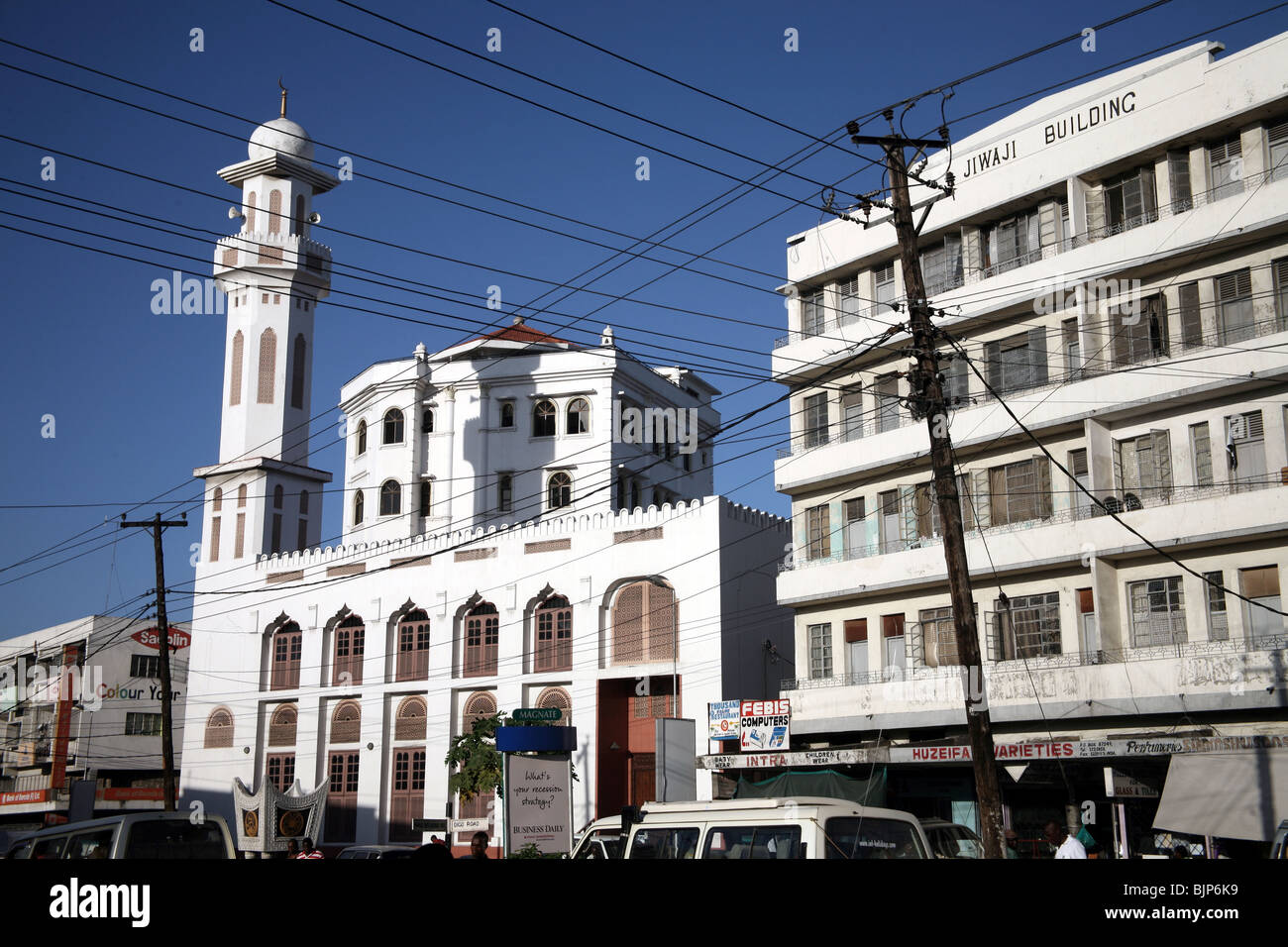 Large Mosque central Mombasa Stock Photo - Alamy