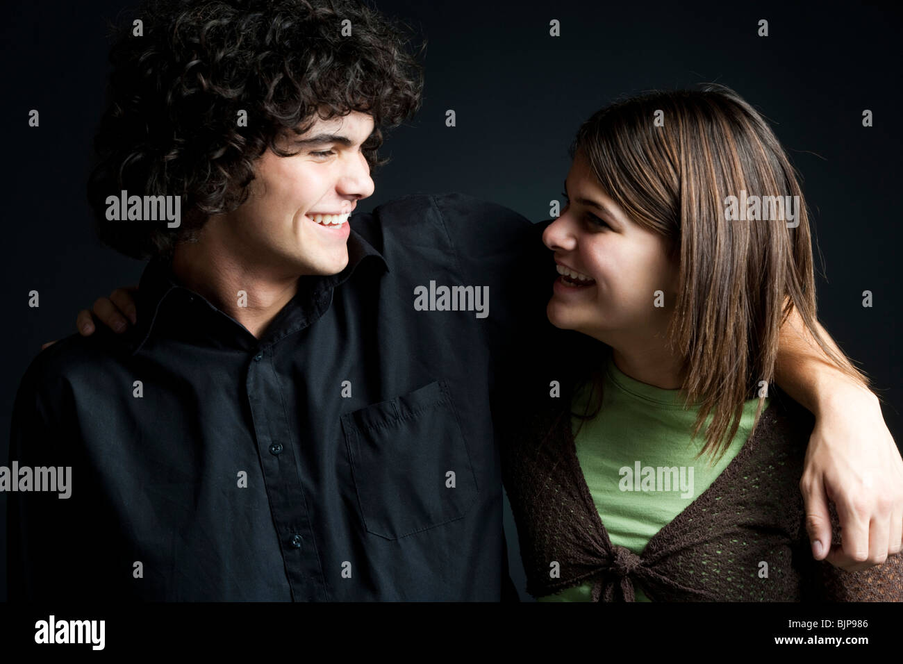 Teenage couple model release hi-res stock photography and images - Alamy