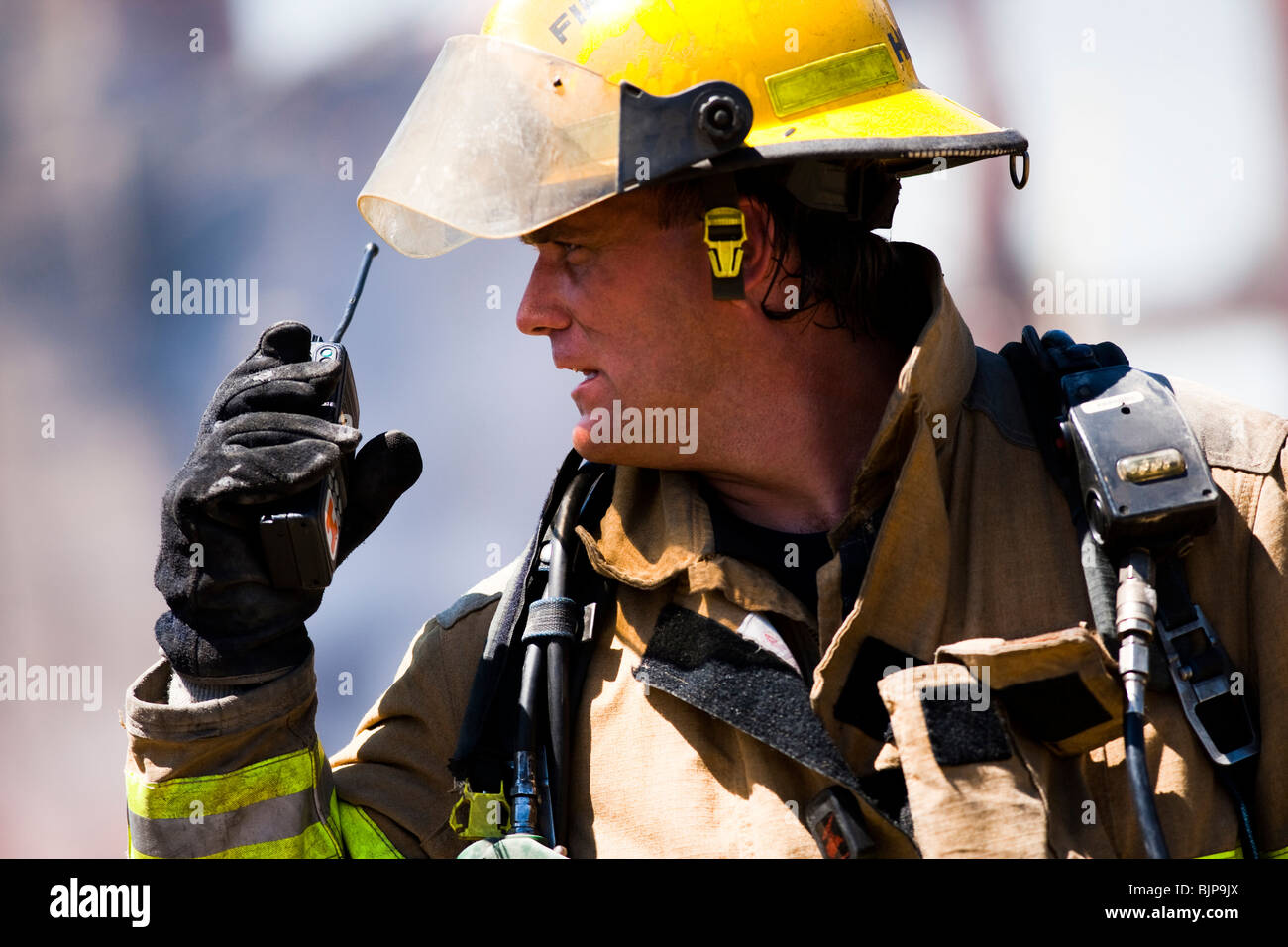 Firefighting suits hi-res stock photography and images - Alamy