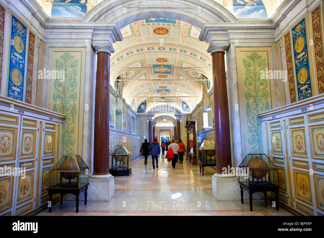 Rome, Vatican City, Vatican Museums Hall Stock Photo - Alamy