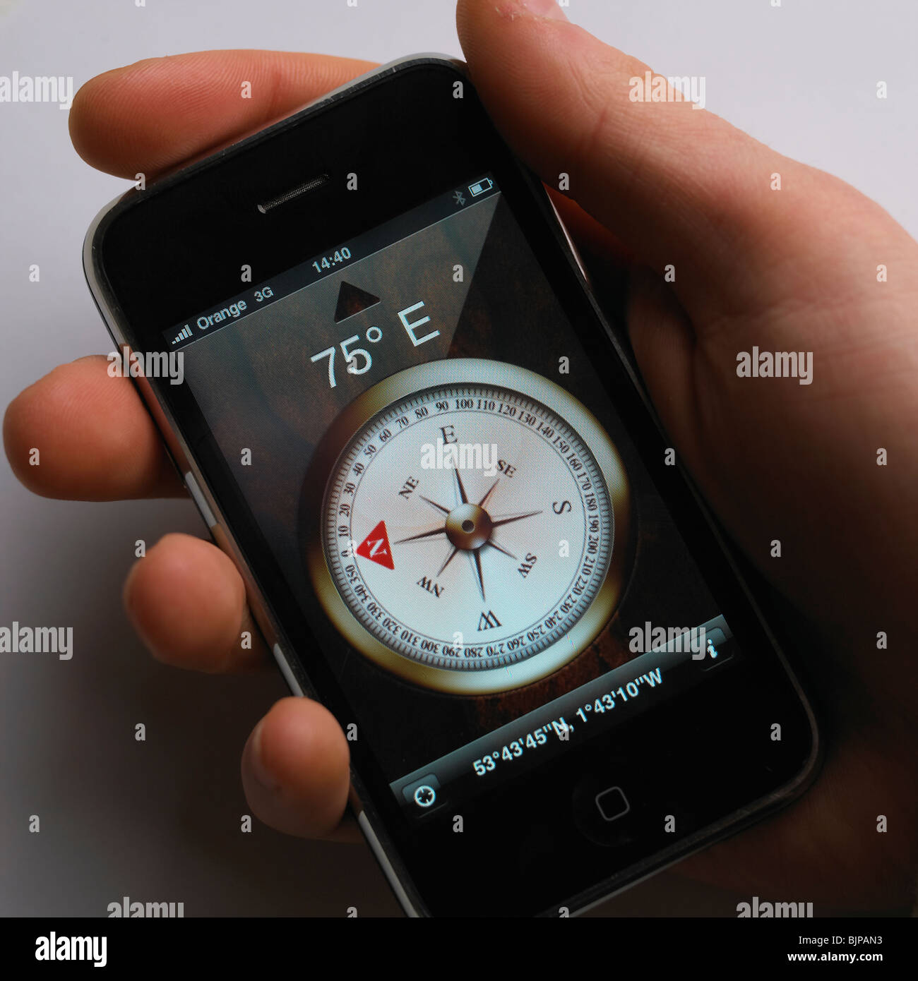 Iphone compass hi-res stock photography and images - Alamy