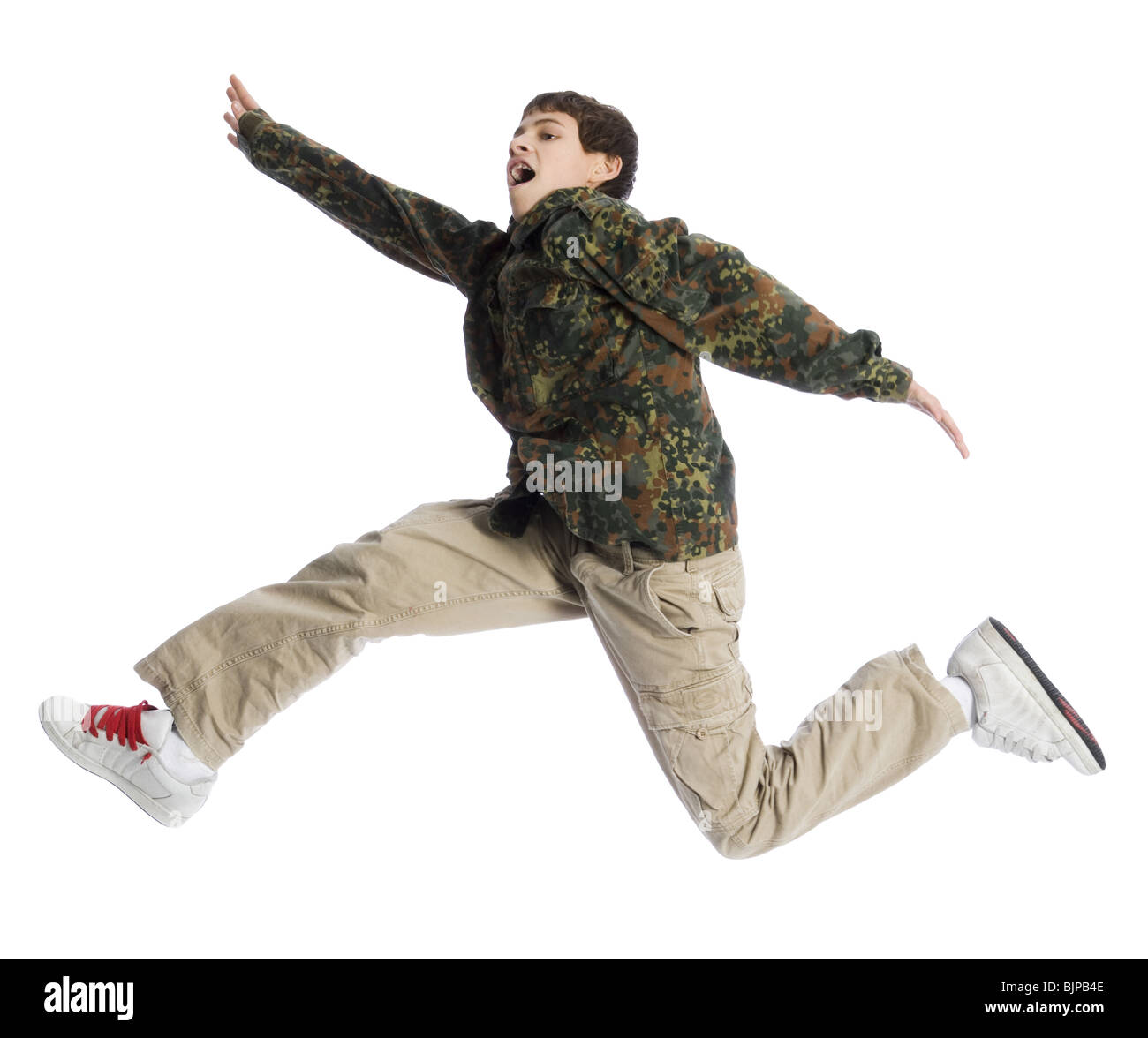 Children jumping of rock hi-res stock photography and images - Alamy