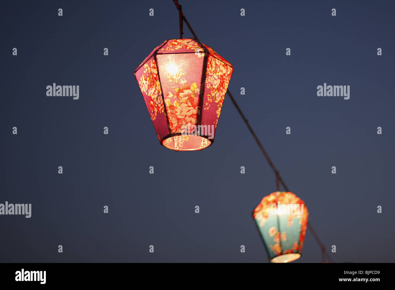 Chinese Lantern Festival Lit High Resolution Stock Photography and ...
