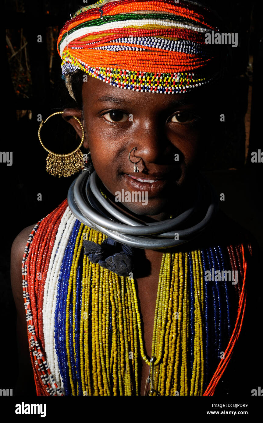 Bonda tribe orissa hi-res stock photography and images - Alamy