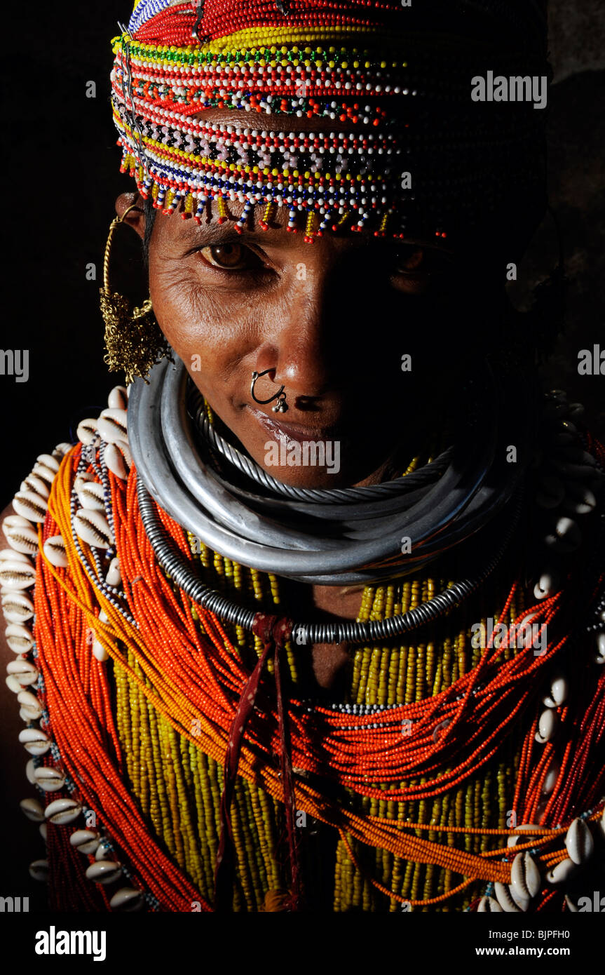 Bonda tribe orissa hi-res stock photography and images - Alamy