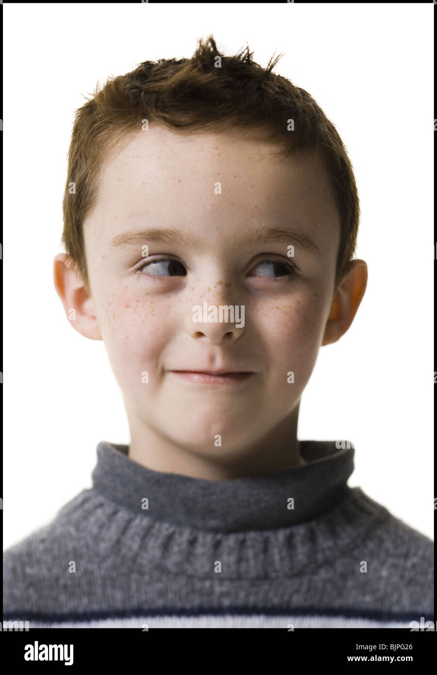 Boy white background boys hi-res stock photography and images - Alamy