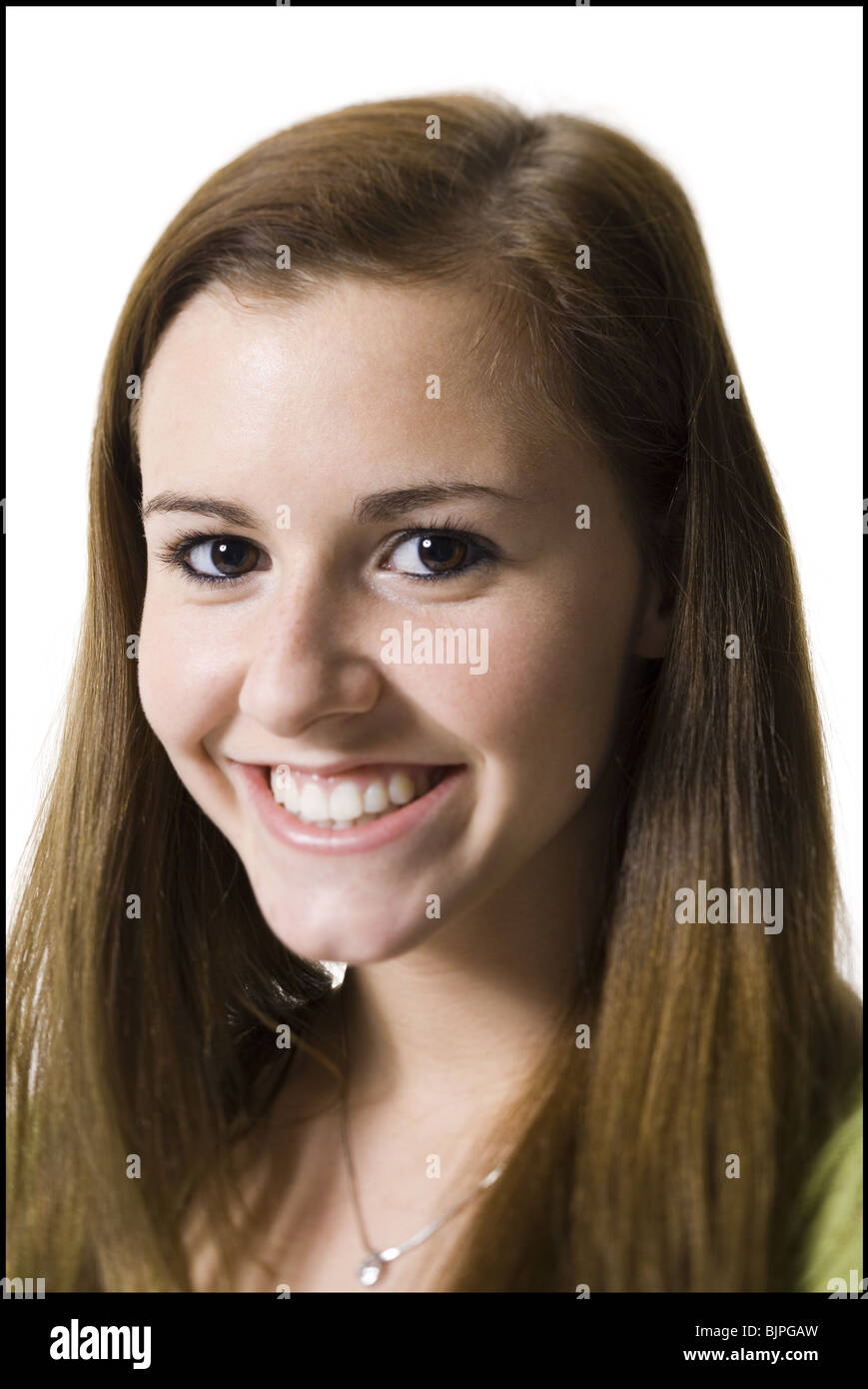 Woman smiling no blur hi-res stock photography and images - Alamy