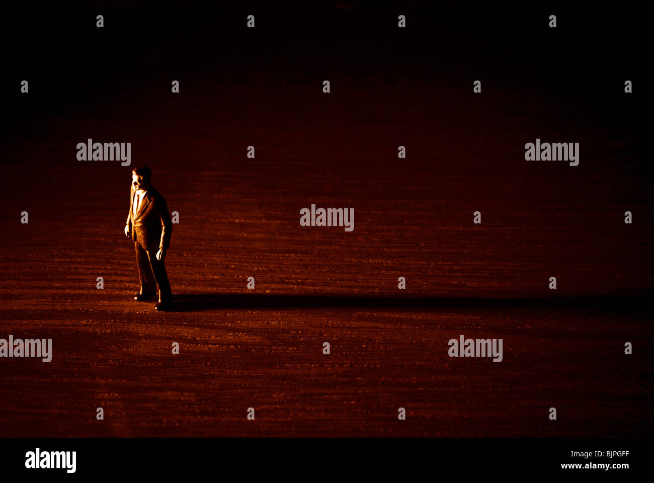 miniature figurine alone Stock Photo - Alamy