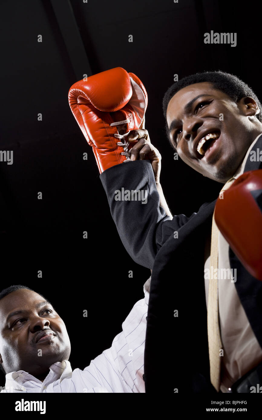 Boxing referee businessman hi-res stock photography and images - Alamy