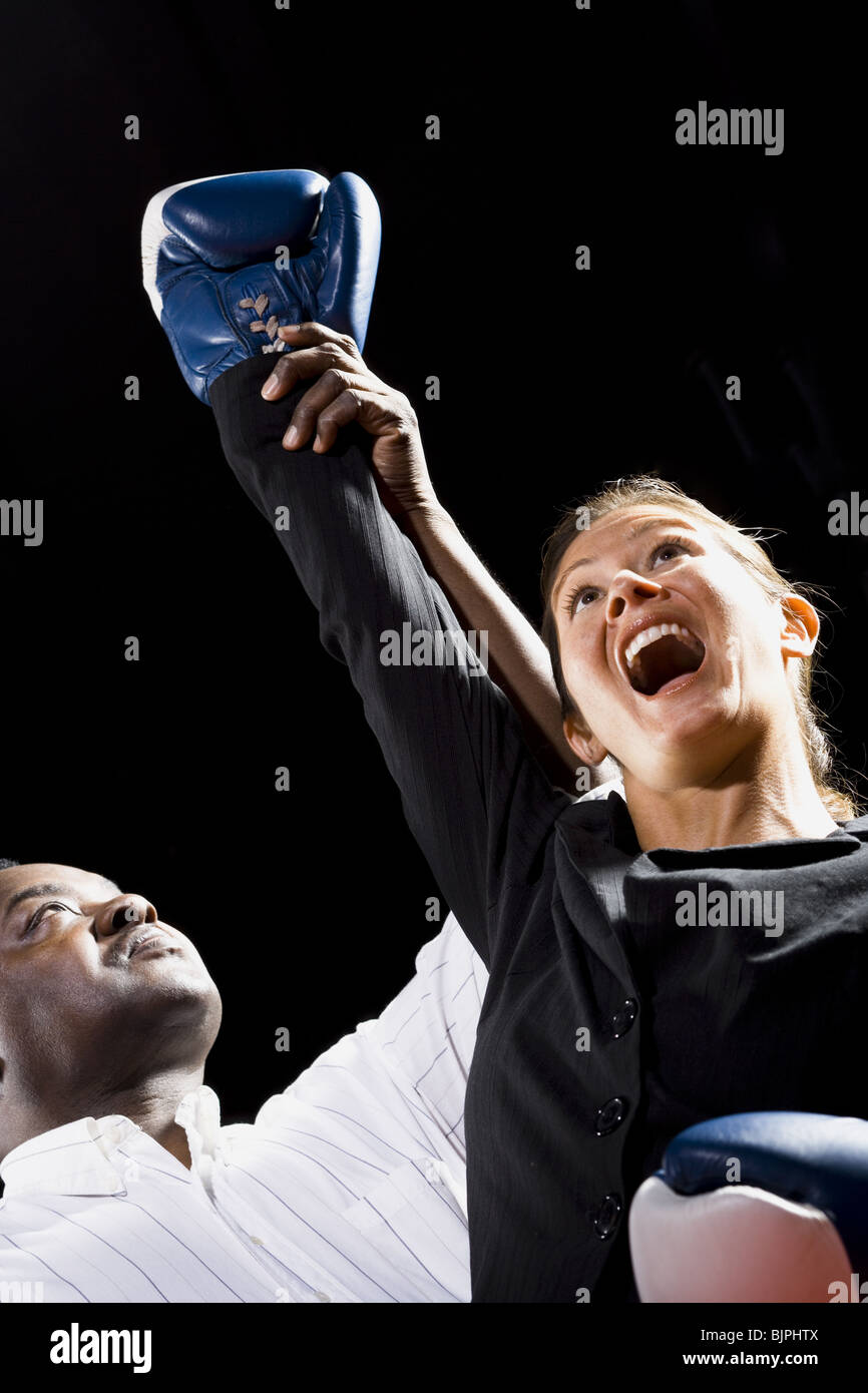 Women boxing referee hi-res stock photography and images - Alamy