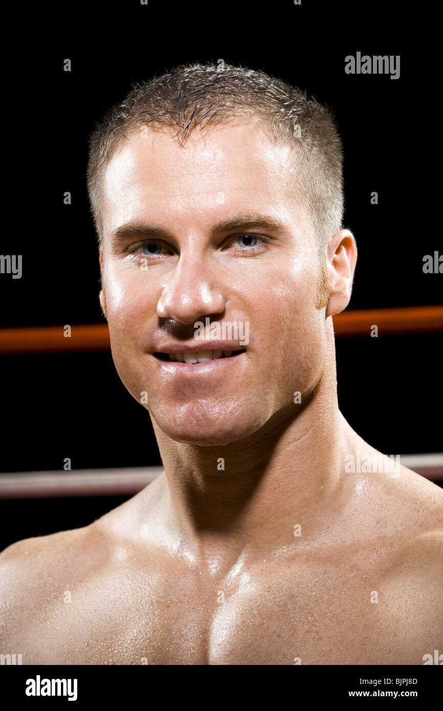 Male boxers facing hi-res stock photography and images - Alamy