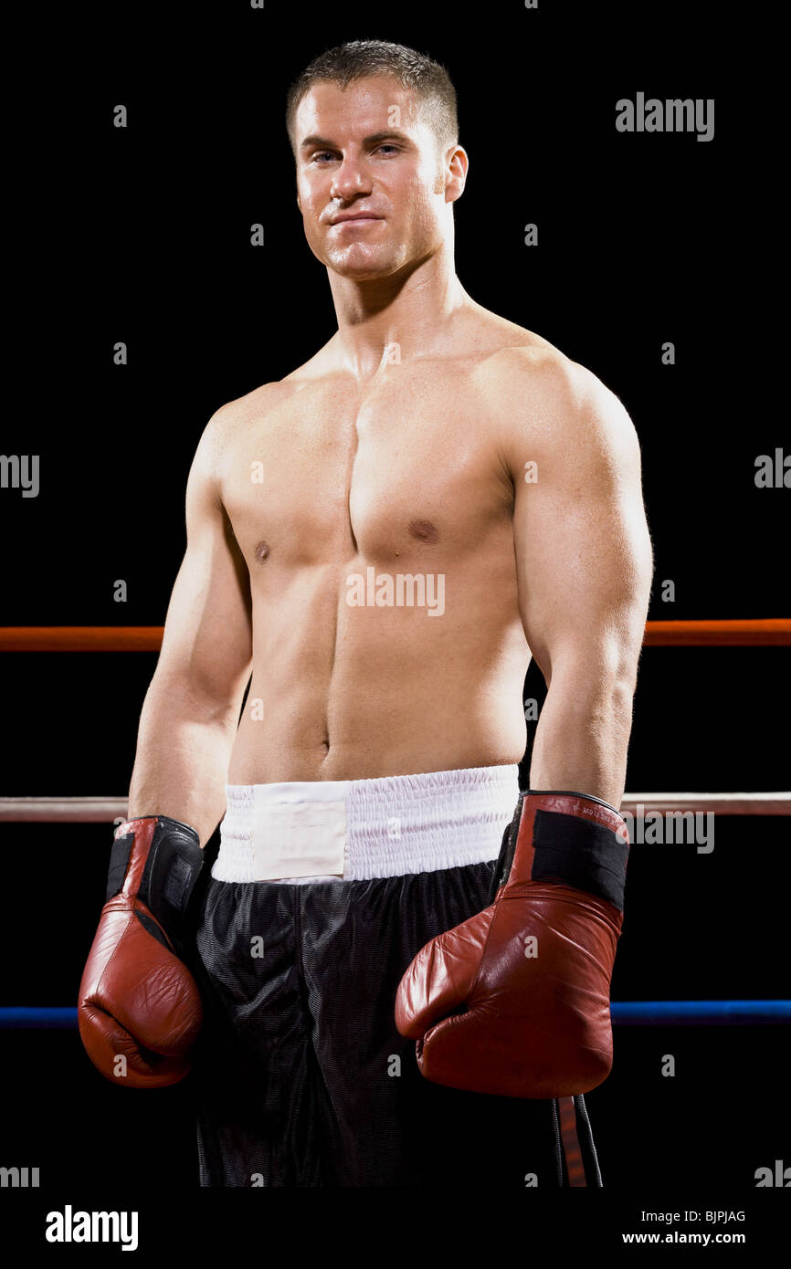 Male boxers facing hi-res stock photography and images - Alamy