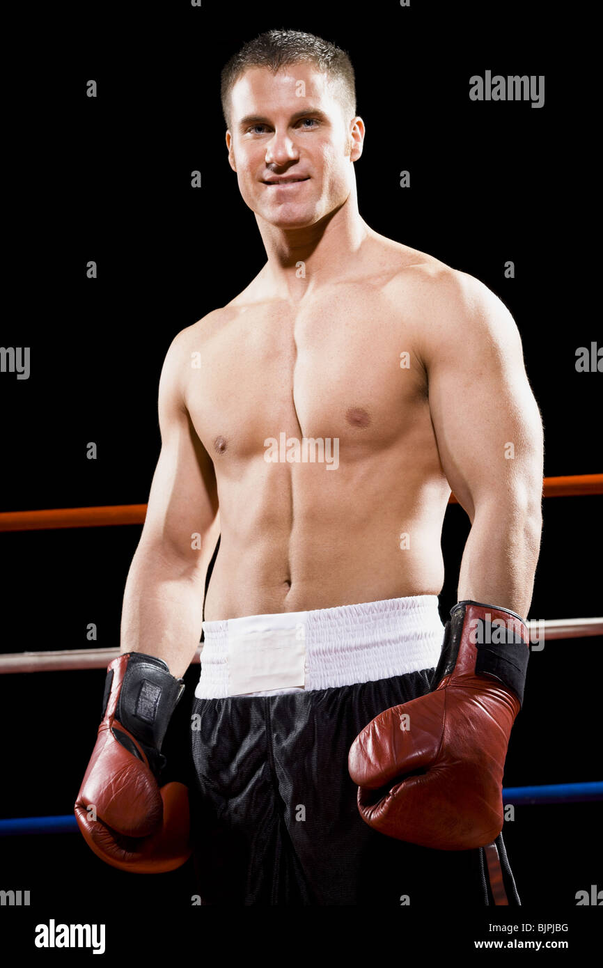 Male boxers facing hi-res stock photography and images - Alamy