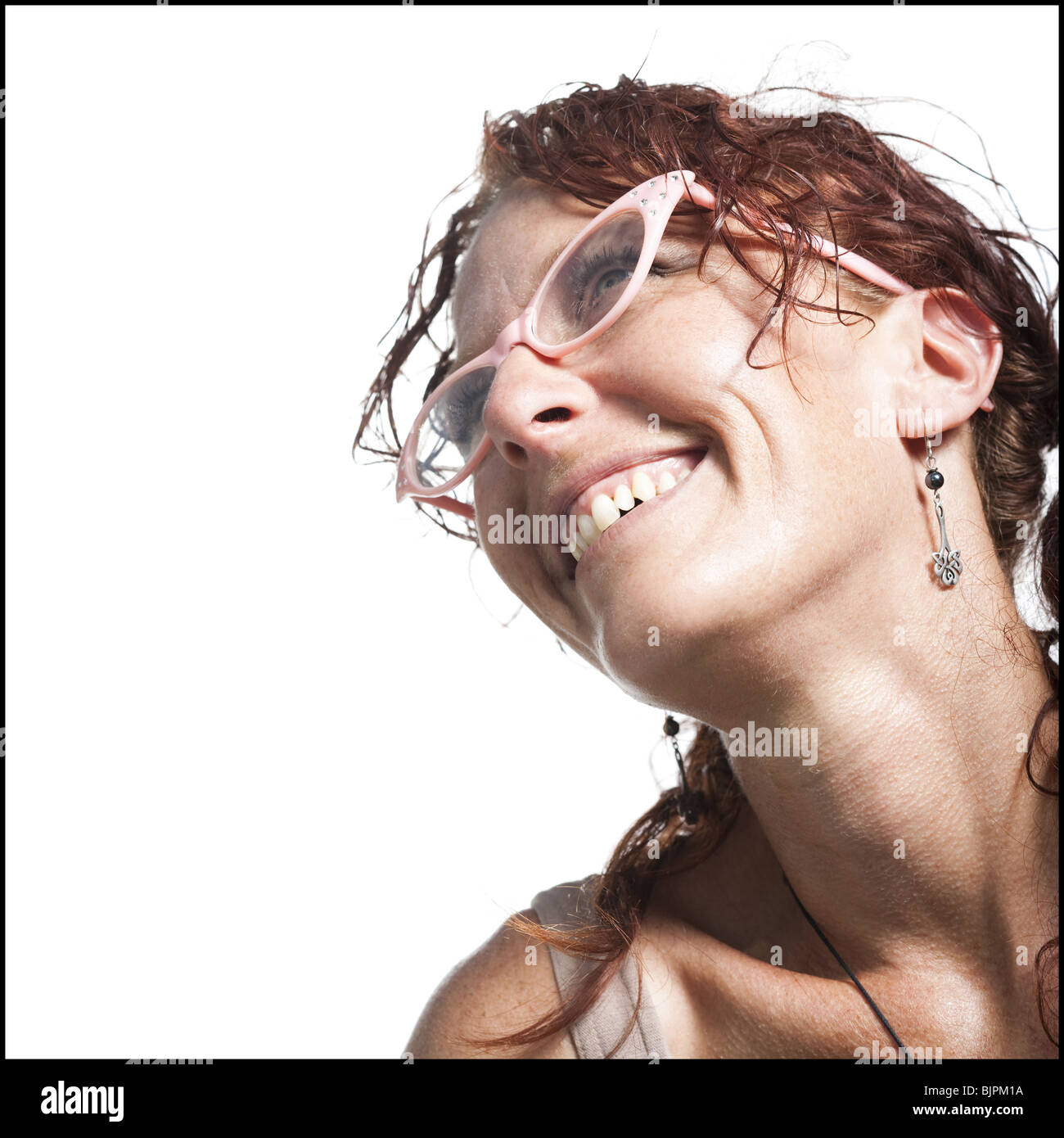Woman smiling no blur hi-res stock photography and images - Alamy