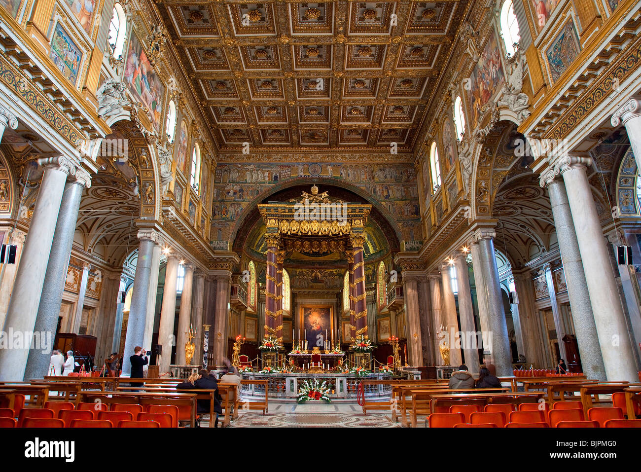 Basilica di Santa Maria Maggiore, Rome Stock Photo - Alamy