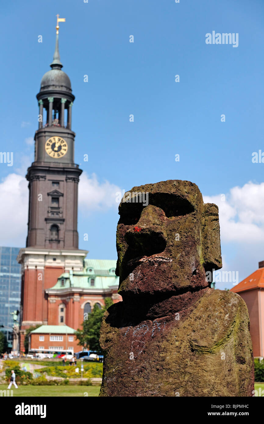 Angelito - replication of Moai Statue from Easter Island at Schaarmarkt ...
