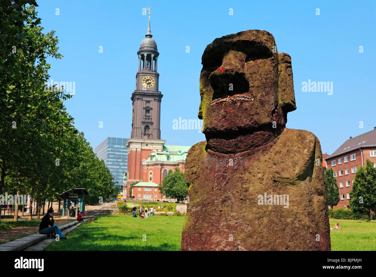 Angelito - replication of Moai Statue from Easter Island at Schaarmarkt ...