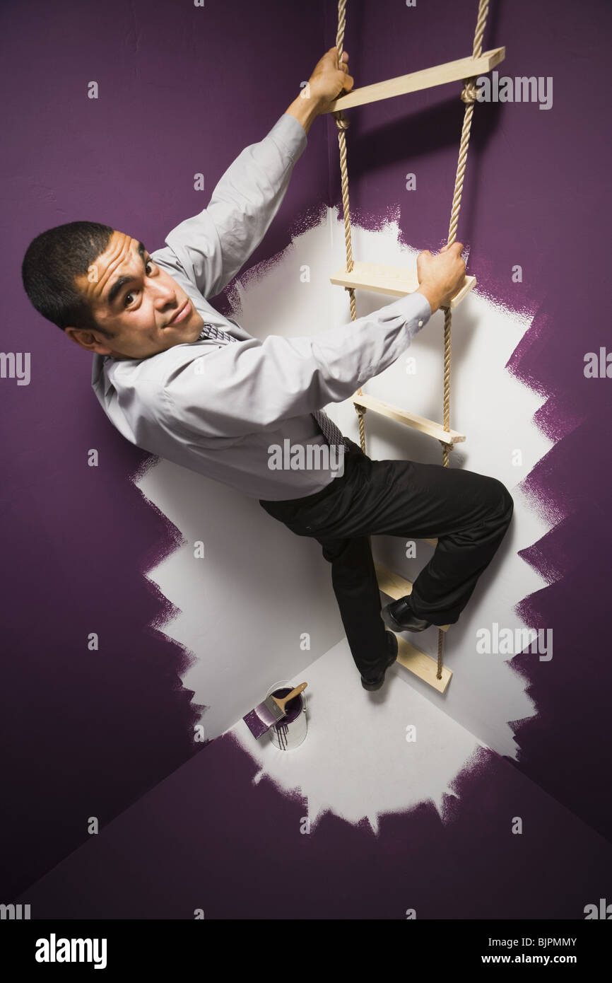 Climbing A Ladder High Resolution Stock Photography and Images - Alamy