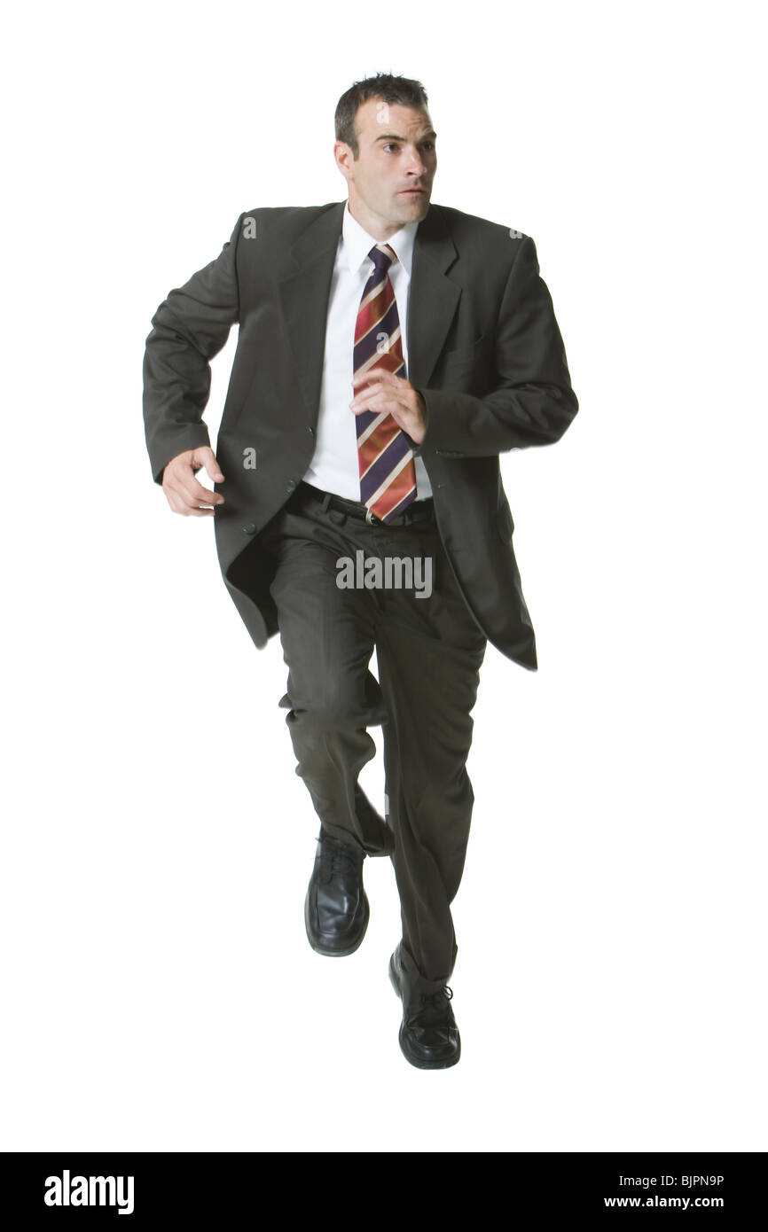 Time running out man Cut Out Stock Images & Pictures - Alamy