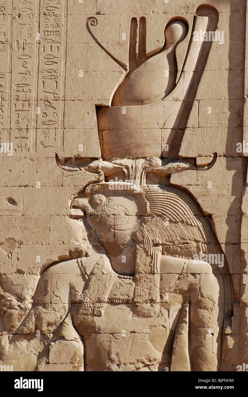 Edfu temple Egypt number 2880 Stock Photo - Alamy