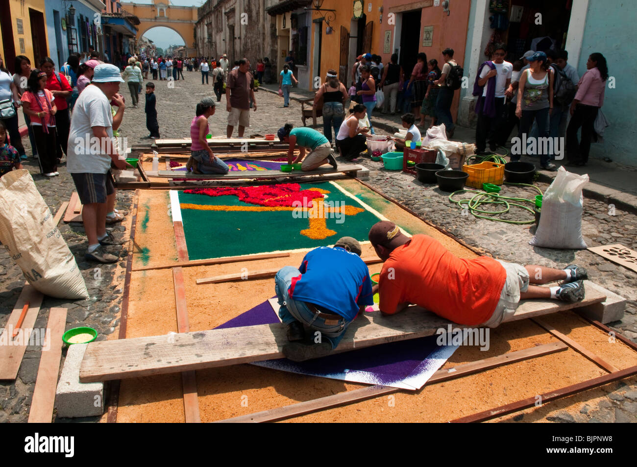 Guatemala carpets hi-res stock photography and images - Alamy