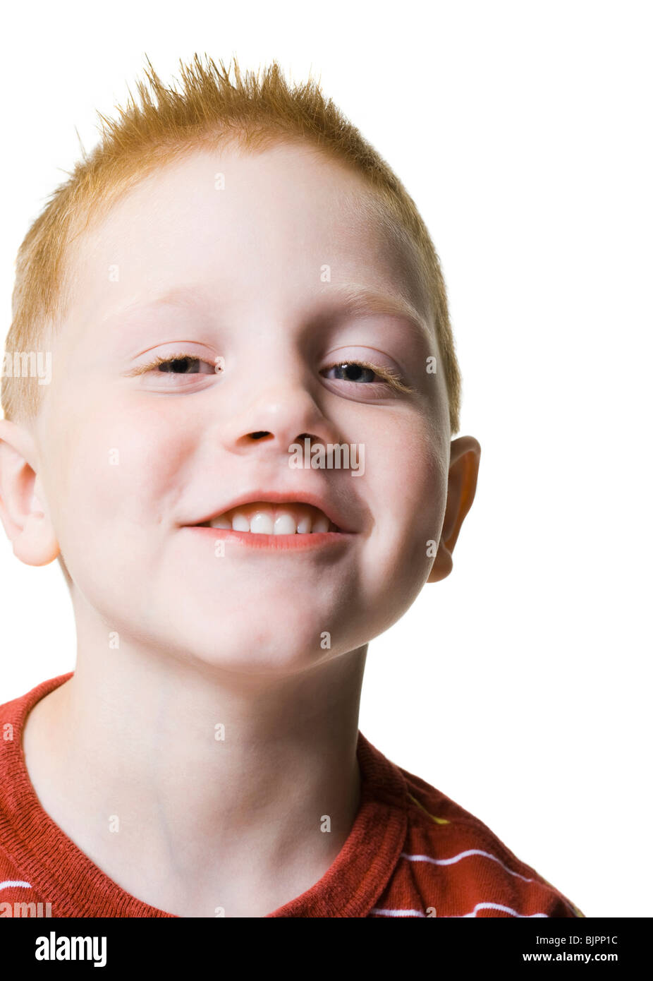 Boy posing with surprised look Stock Photo - Alamy