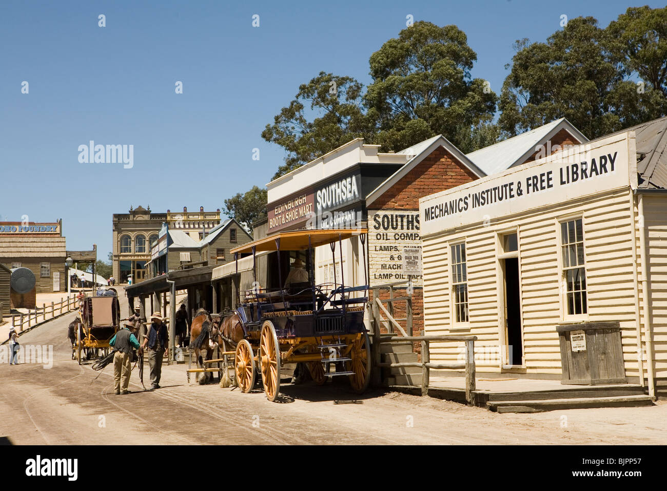 Sovereign Hill is an open air museum showing life during the Australian ...