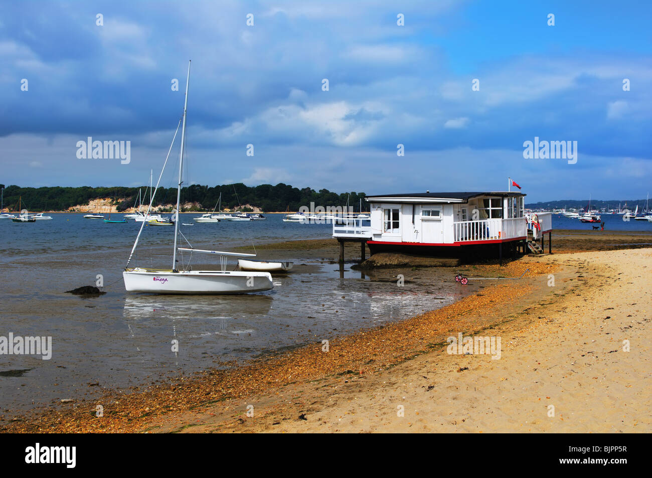 poole bay at studland Stock Photo - Alamy