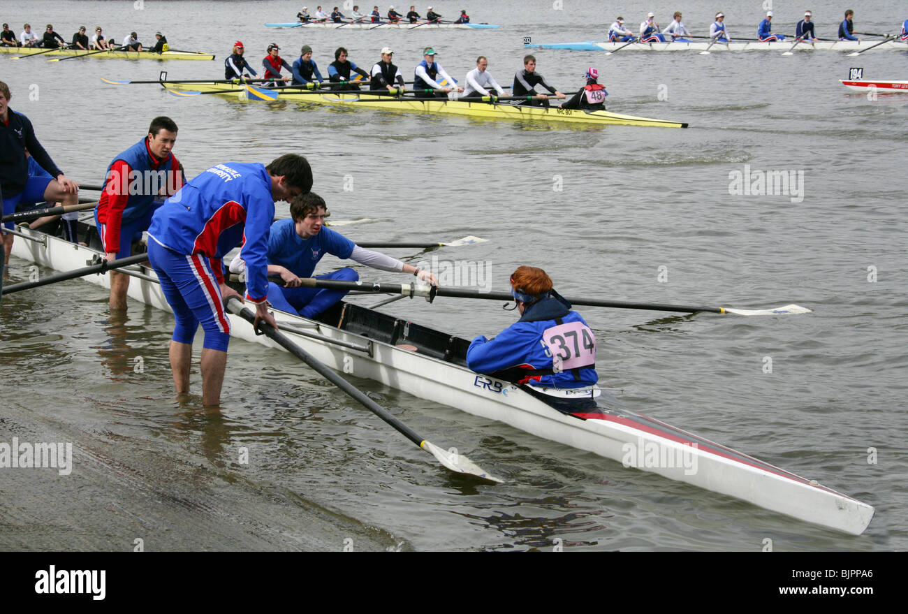 Red head on row boat hi-res stock photography and images - Alamy